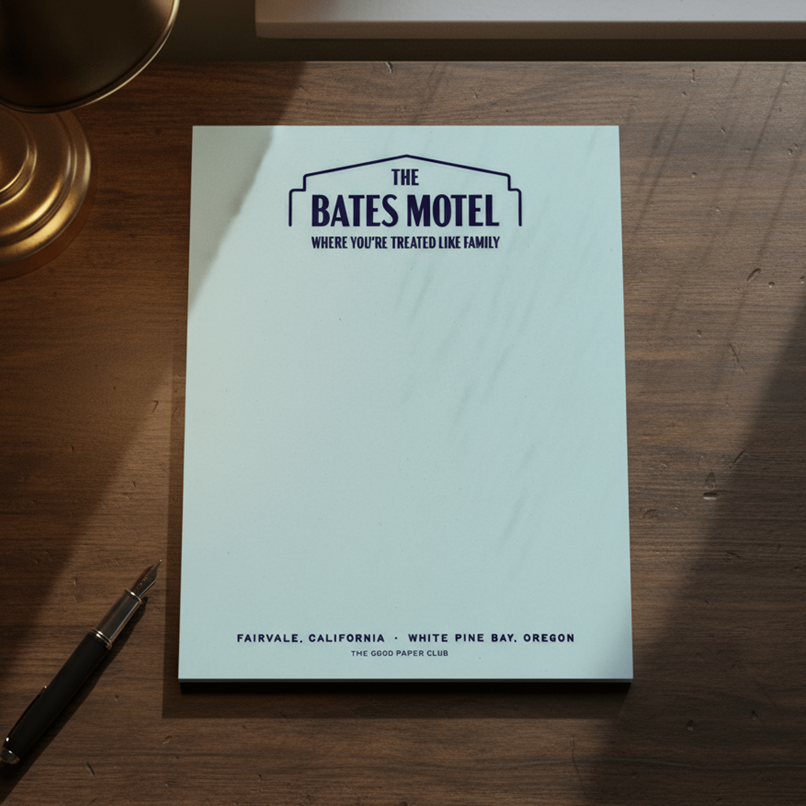 The Bates Motel | Psycho Inspired Notepad – The Good Paper Club